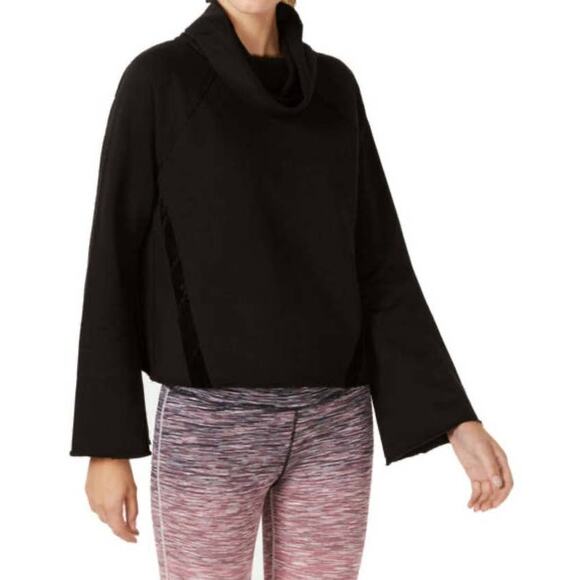 Ideology | Tops | Ideology Cowl Neck Velour Raw Hem Trip Top Xxl | Poshmark